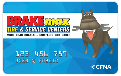 BRAKEmax Tire & Service Centers Credit Card | CFNA