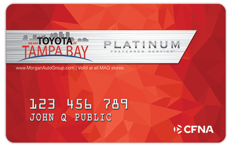 Toyota of Tampa Bay Credit Card | CFNA