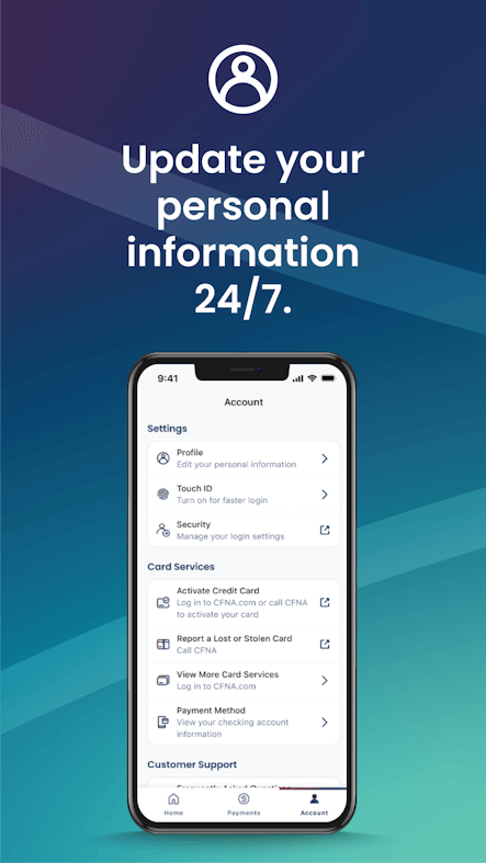 myCFNA Mobile | CFNA Credit Card